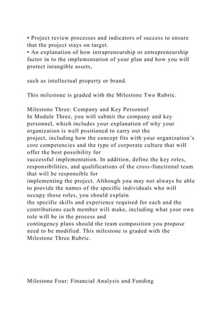 MBA 705 Final Project Guidelines and Rubric Overview .docx