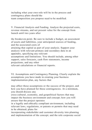 MBA 705 Final Project Guidelines and Rubric Overview .docx