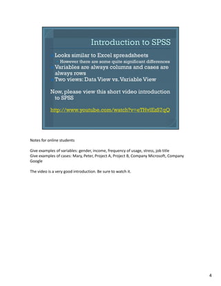 Mba724 s2 w2 spss intro & daya types | PDF