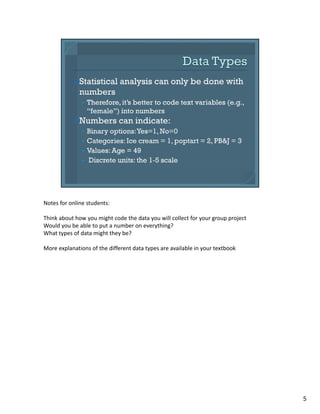 Mba724 s2 w2 spss intro & daya types | PDF