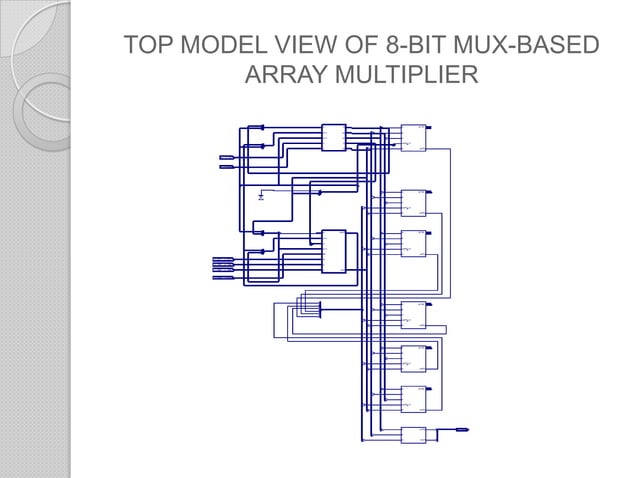 Mux based array mul ppt | PPTX