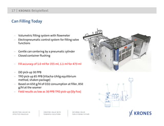 Beverage Filling in Cans by Barry Fenske of Krones | PDF