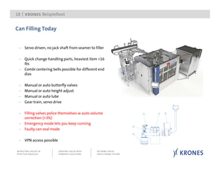Beverage Filling in Cans by Barry Fenske of Krones | PDF