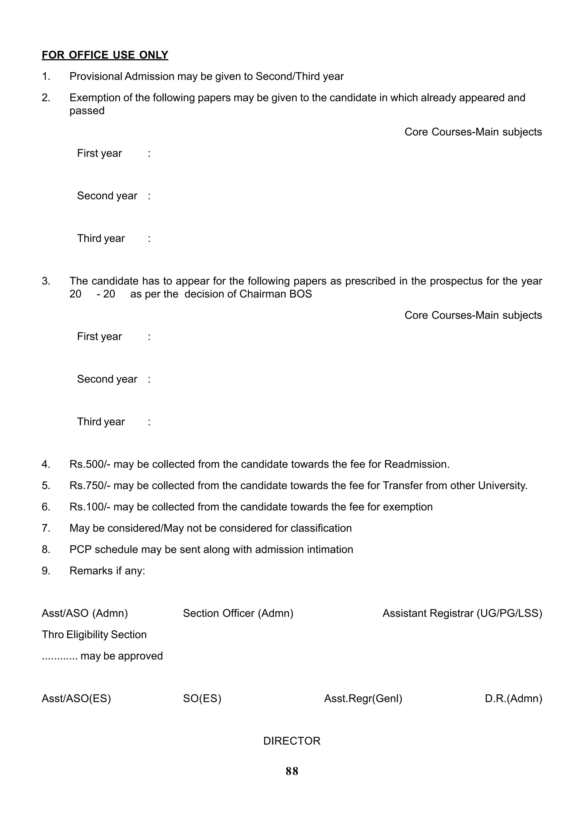 MBA,MCA Application form madras university | PDF