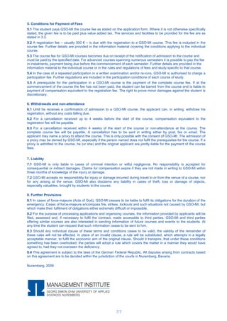 GSOMI Mba application form | PDF