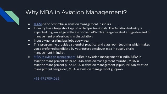 MBA Aviation Management | PPTX