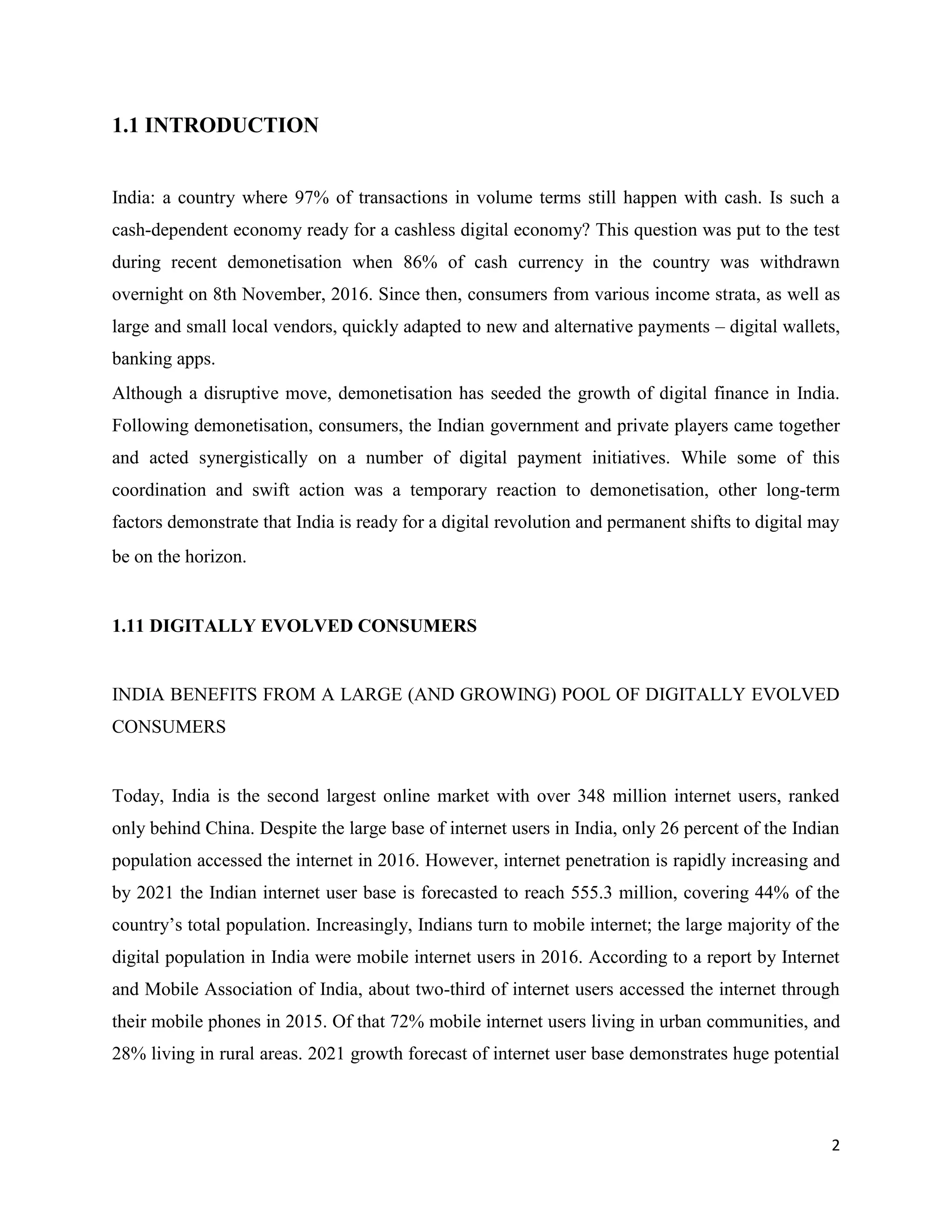 Demonetization effect on digital payments solutions in india by Balaji ...