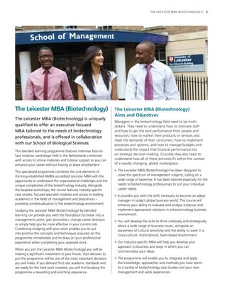 MBA Biotechnology | PDF