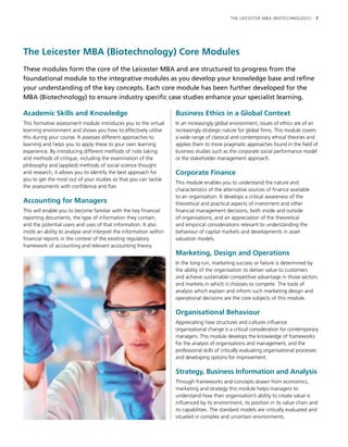 MBA Biotechnology | PDF