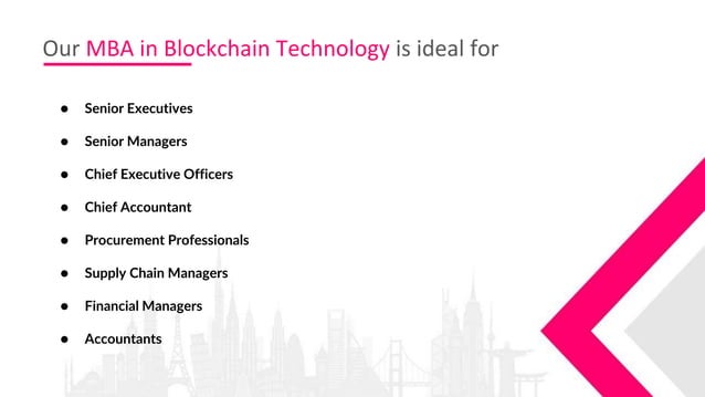 MBA Blockchain online | PPT