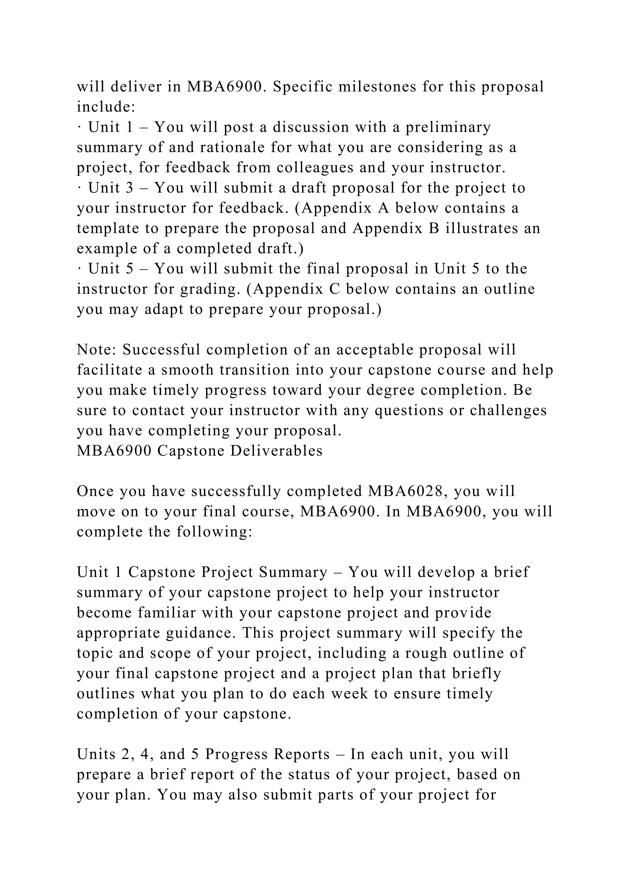 MBA Capstone Project GuidelinesThroughout your MBA program.docx