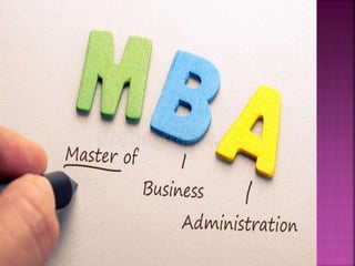 MBA CAREER PATH.ppt
