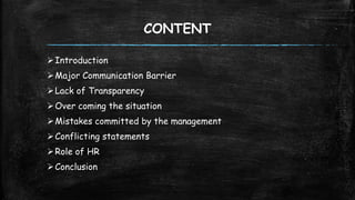 Communication case study | PPTX