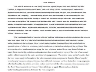 Mba case study analysis | PPTX