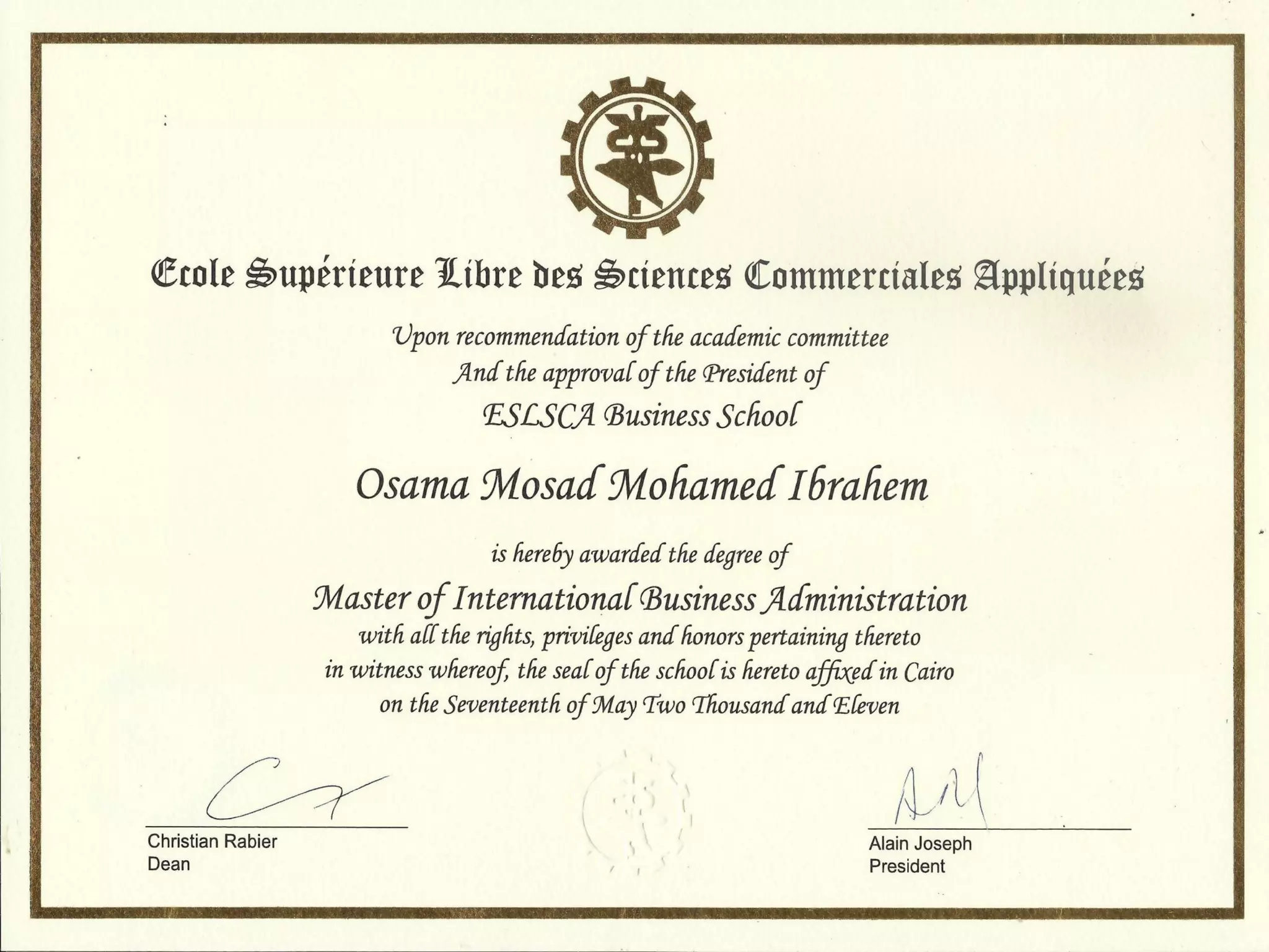 Mba certifiate | PPT | Free Download