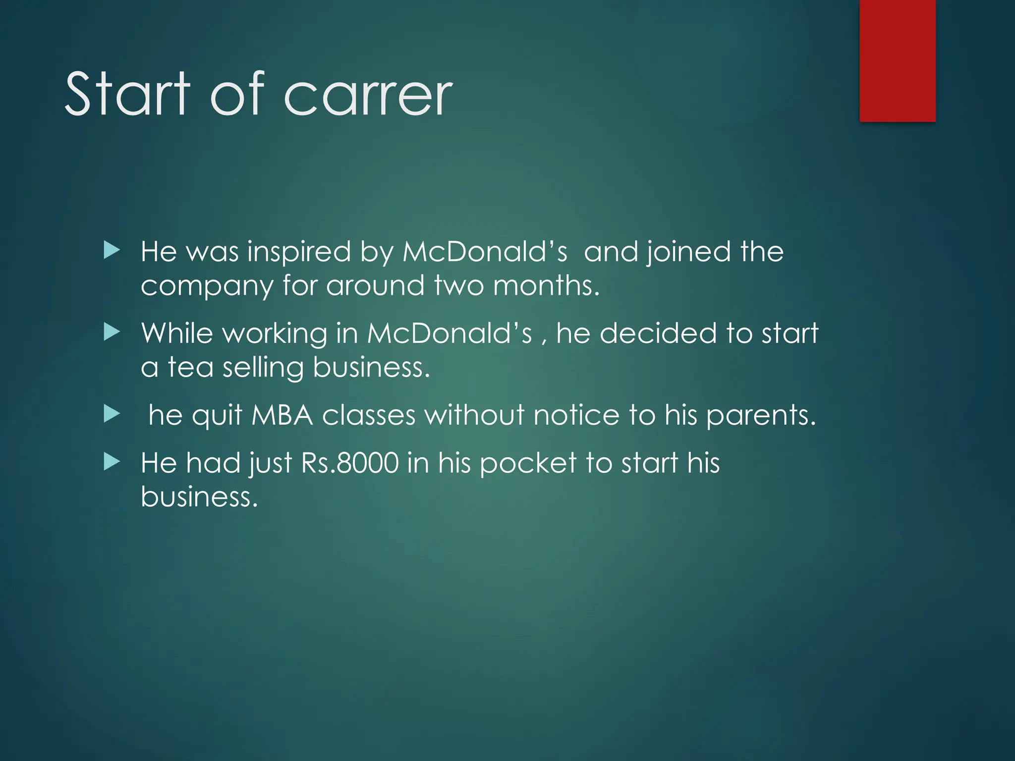 MBA chaiwala.pptx presentation education | PPT