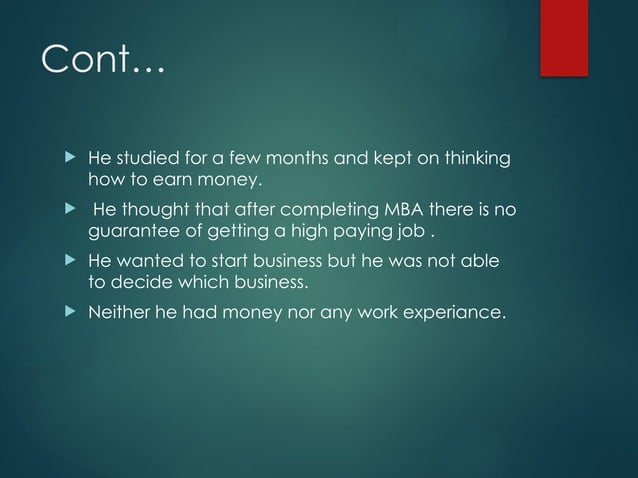 MBA chaiwala.pptx presentation education | PPT