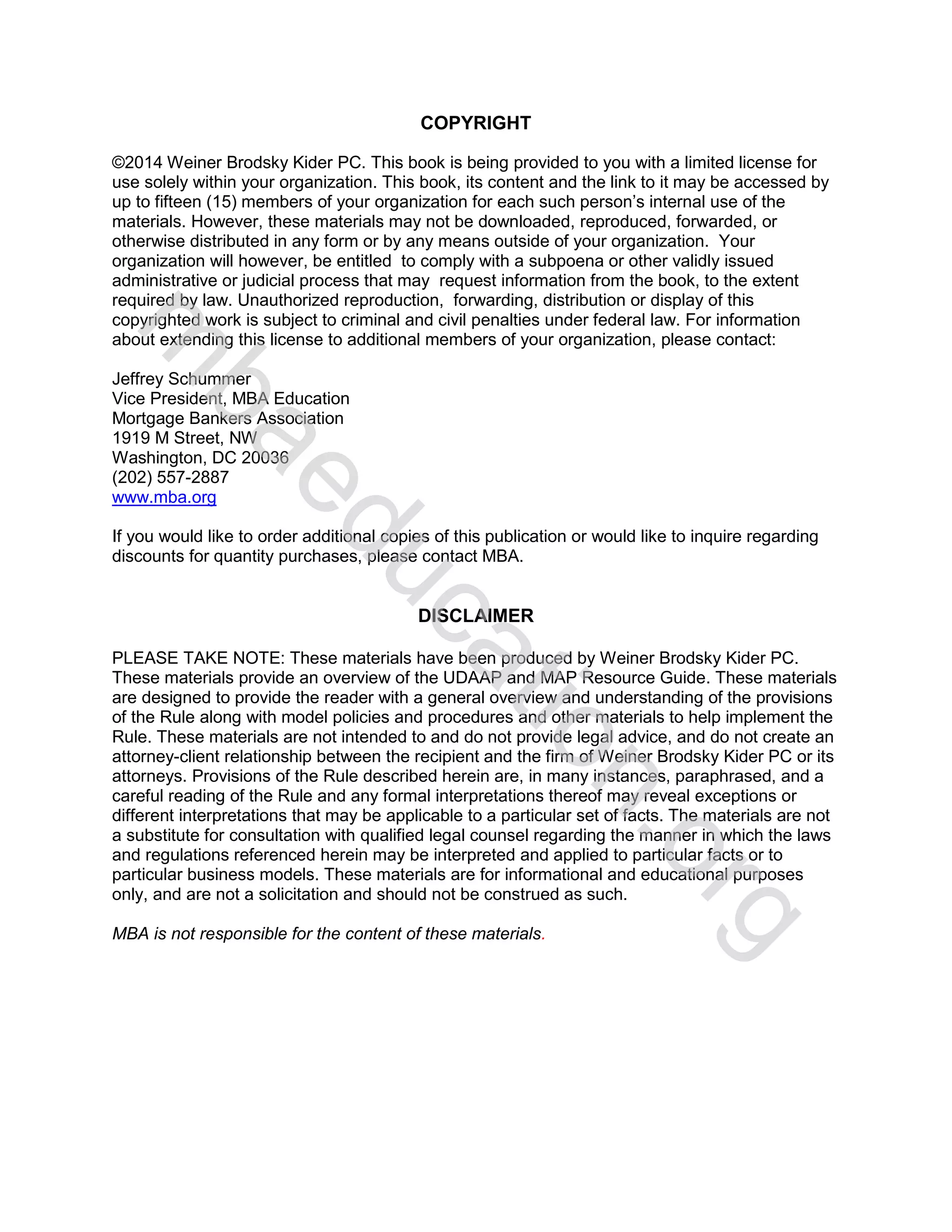 MBA Compliance Essentials Unfair, Deceptive or Abusive Acts or ...