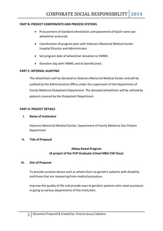 MBA CSR Class Proposal | PDF