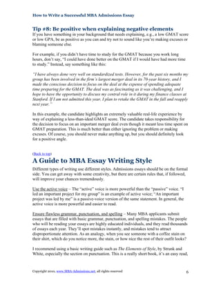 Mba essay writingguide