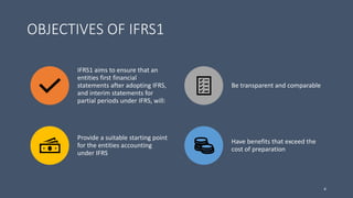 IFRS 1 : First time adaptation of IFRS | PPT