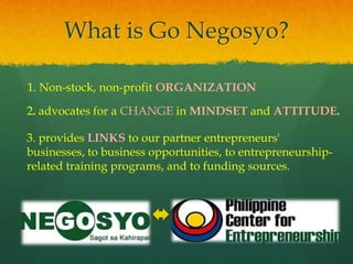 Mbah 10b entrep sr go negosyo | PPTX