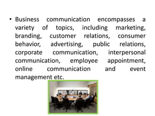 Mba i ecls_u-4_business communication | PPT