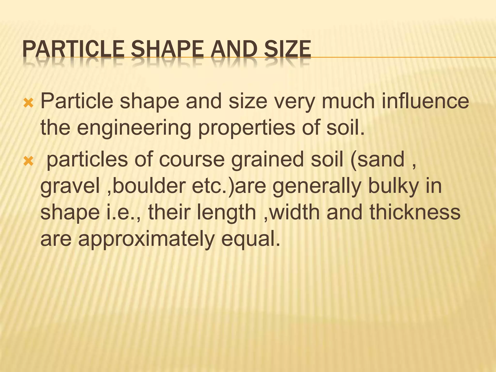 Particales shape and size | PPTX