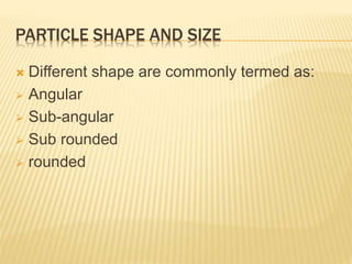 Particales shape and size | PPTX