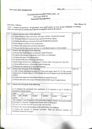 MBA second Semester Question Paper2023.pdf