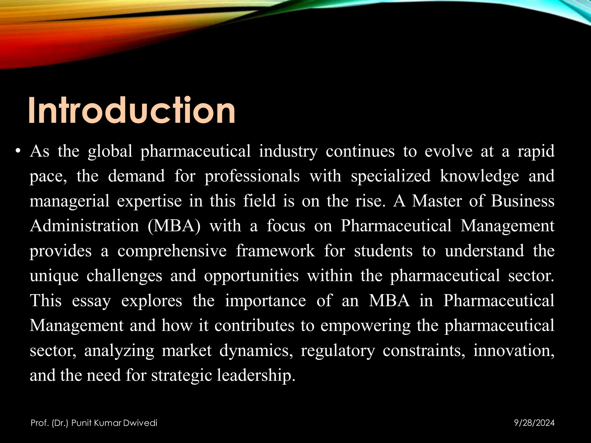 MBA in Pharmaceutical Management - The Great Career Perspective to ...