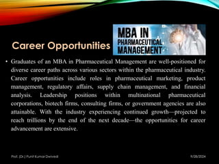 MBA in Pharmaceutical Management - The Great Career Perspective to ...