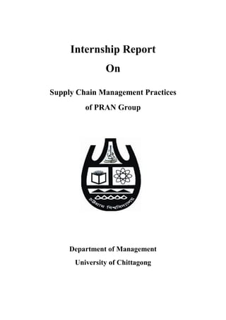 Supply Chain Management practice On PRAN Group | PDF