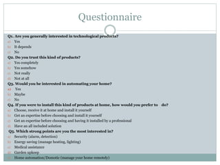 MBA MARKETING - SALES PROMOTION - HOME AUTOMATION AND SURVEILLANCE INDUSTRY | PPTX