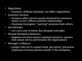 Mba i ob u 2.2 emotions and moods | PPT