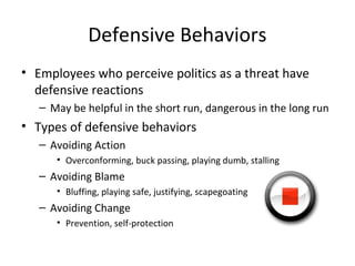 Mba i ob u 4.2 power and conflict | PPT