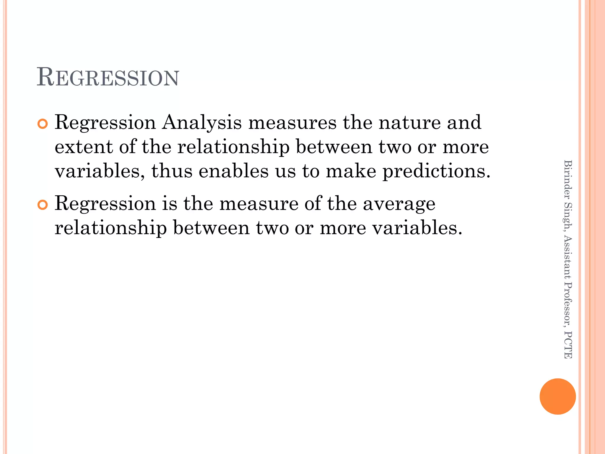 Regression Analysis | PDF