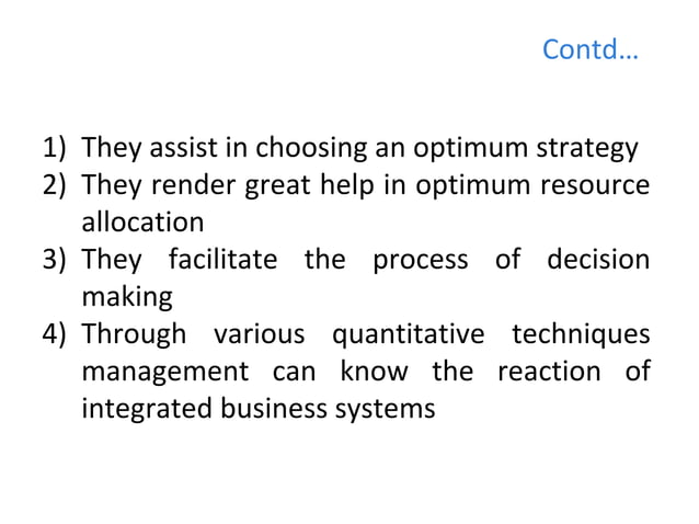 Mba i qt unit-1_basic quantitative techniques | PPT | Business | Business and Finance