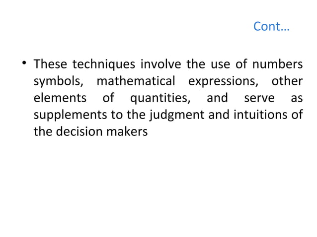 Mba i qt unit-1_basic quantitative techniques | PPT | Business ...
