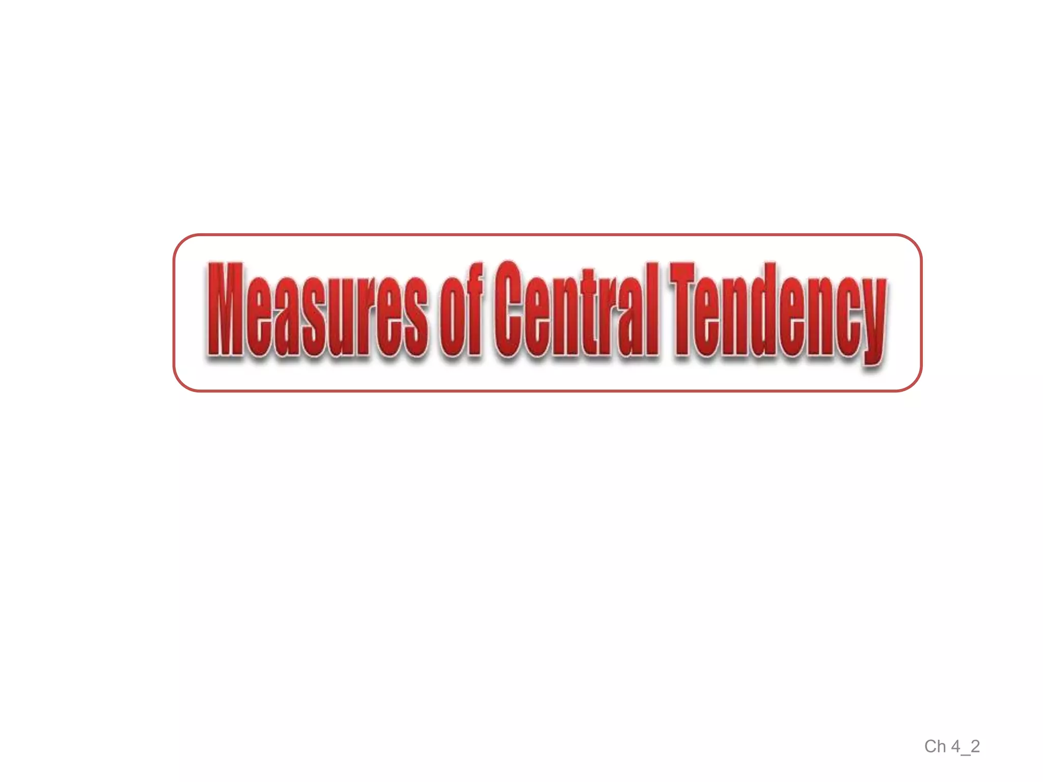 Mba i qt unit-2_measures of central tendency | PPTX