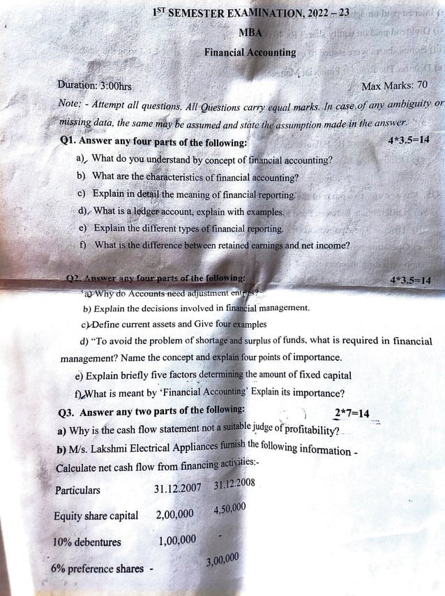 UTU MBA I sem question paper 2022-23.pdf