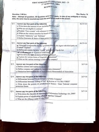 UTU MBA I sem question paper 2022-23.pdf