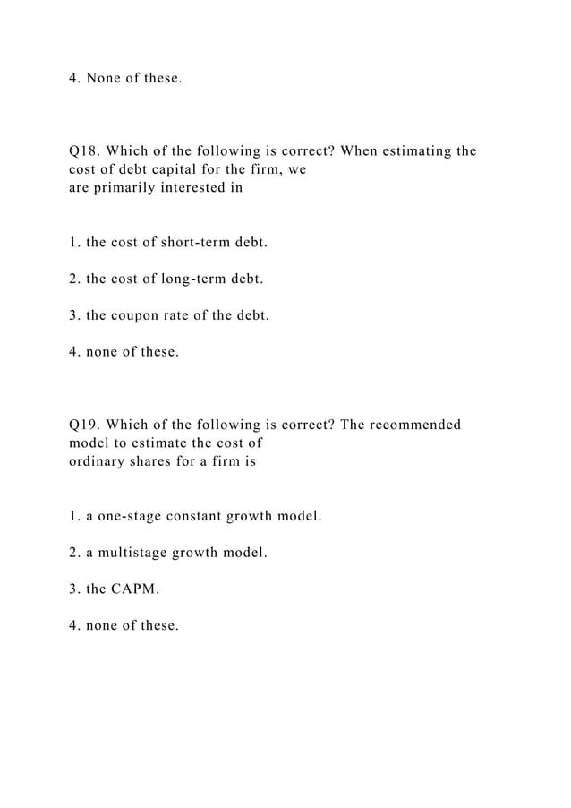 MBALN-622 Financial Management Assignment 1 Fi.docx