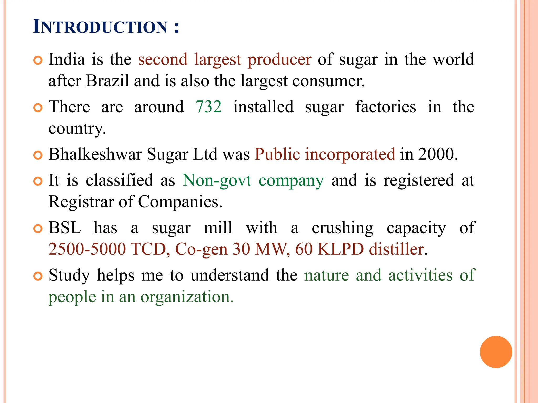 PPT Bhalkeswar Sugars Ltd..ppt