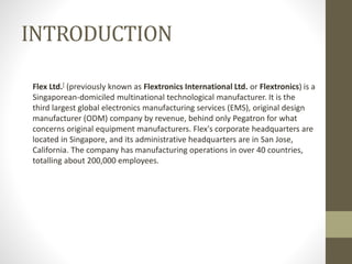 OPERATION STRATEGIC MANAGEMENT OF RYANAIR & FLEXTRONICS | PPTX