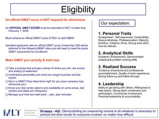 MLT MBA Prep 2008 Presentation | PPT