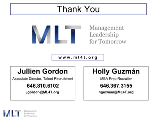MLT MBA Prep 2008 Presentation | PPT