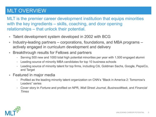 MLT MBA Prep Presentation | PPT