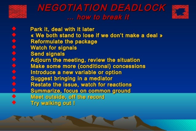 Negotiation Bootcamp key slides
