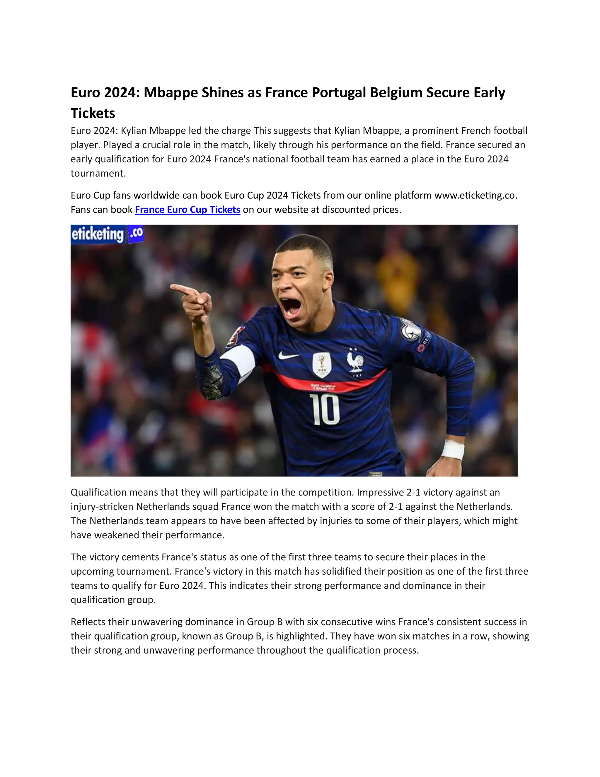 Mbappe Shines as France Portugal Belgium Secure Early Tickets.docx